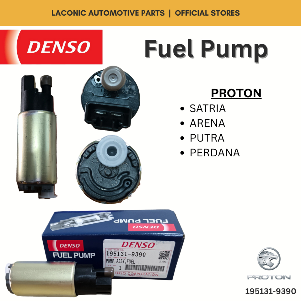 Denso Fuel Pump (195131-9390) for Proton Satria/ Perdana/ Putra ...