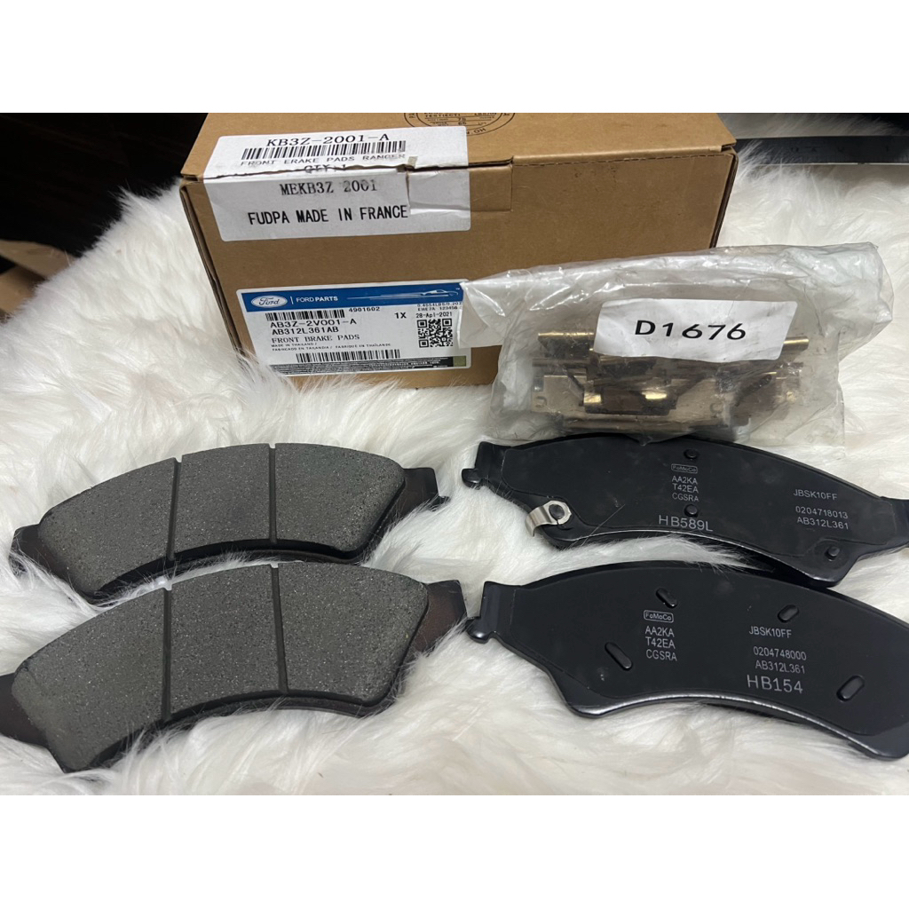 Ford Ranger T6 T7 T8 Front Brake Pad with Bracket 100% Original ...