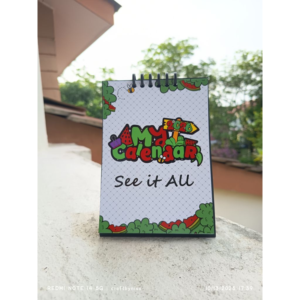 NEW KALENDER MINI CUTE 2026 CUSTOM DESIGN | Shopee Malaysia