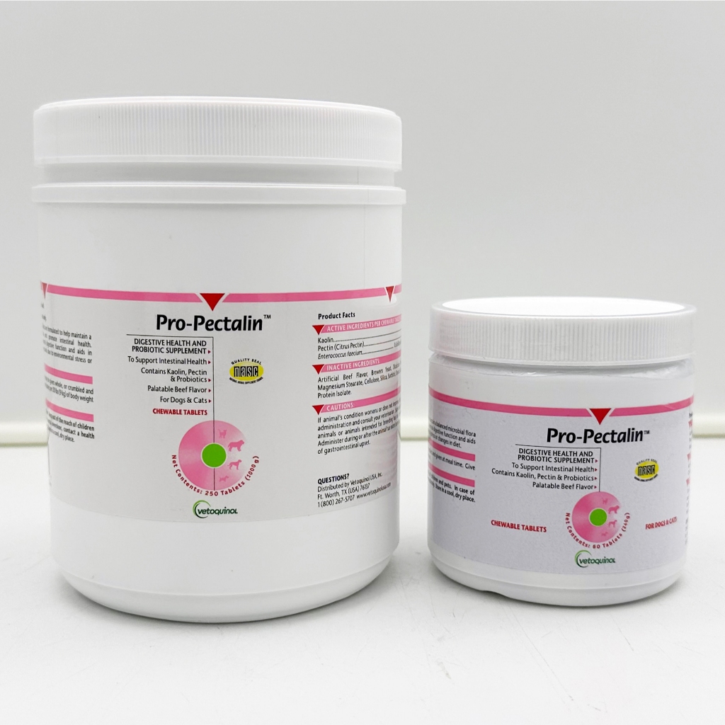 250-Tabs Vetoquinol Pro-Pectalin Tablets BEST Anti-Diarrheal Probiotic ...