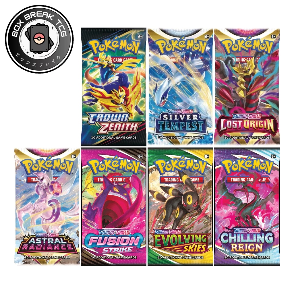Pokemon TCG: SS Booster Pack‖ Crown Zenith‖ Silver Tempest‖ Lost Origin ...