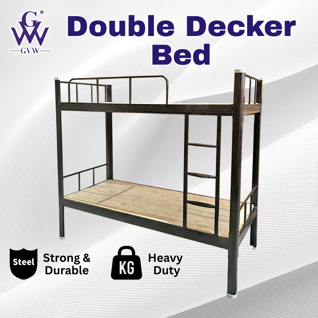 GVW Katil Double Decker Bed Single Bed Frame Katil 2 Tingkat Loft Bed ...