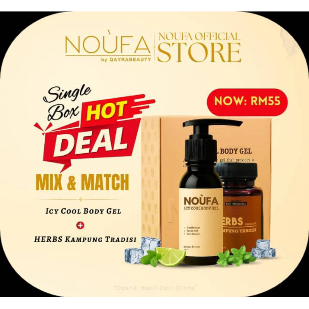 ( NEW HKT ) NOUFA BY QAYRA BEAUTY ORIGINAL HQ | Shopee Malaysia