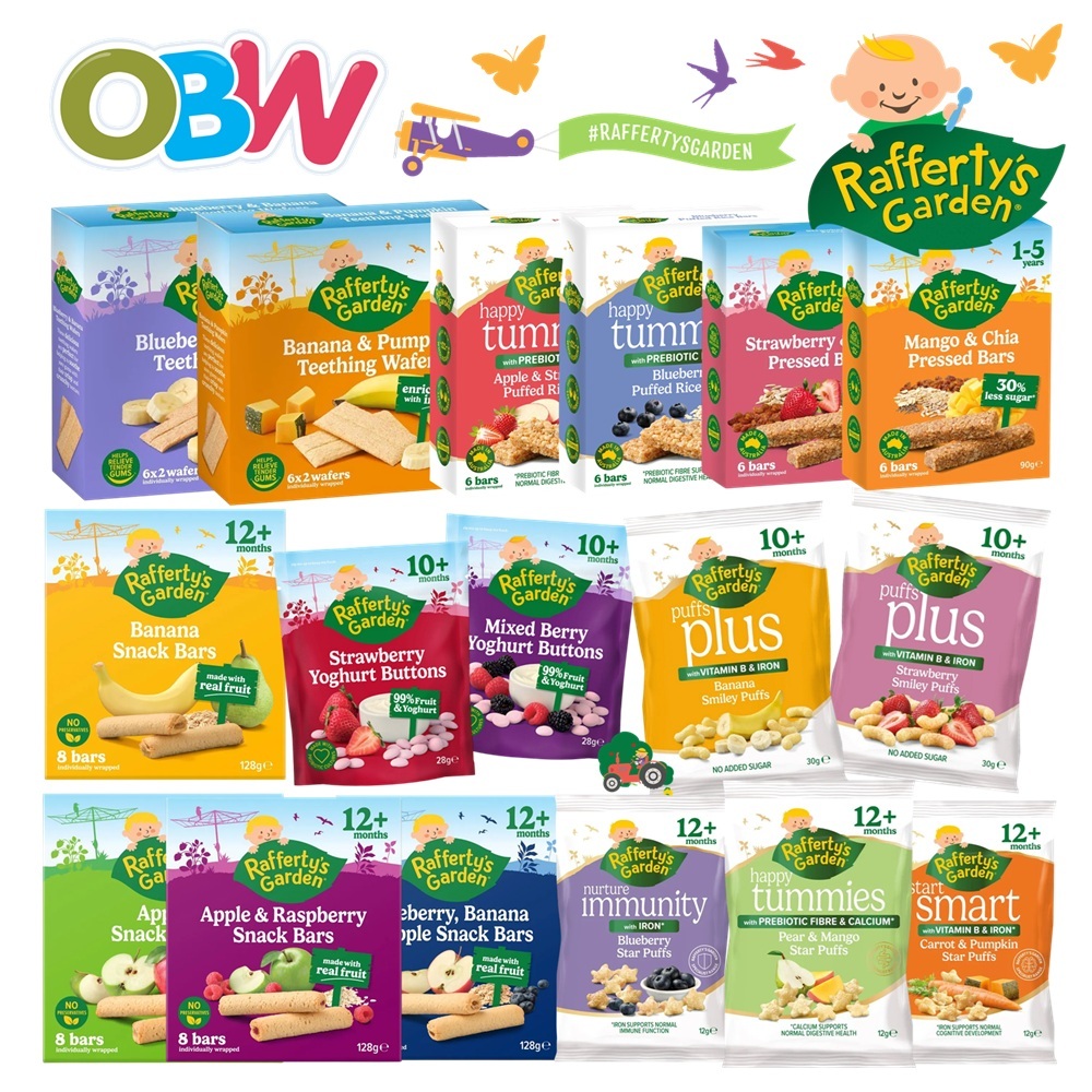 Rafferty's Garden Baby Fruit Snack Bars | Yoghurt Buttons | Baby Snack ...