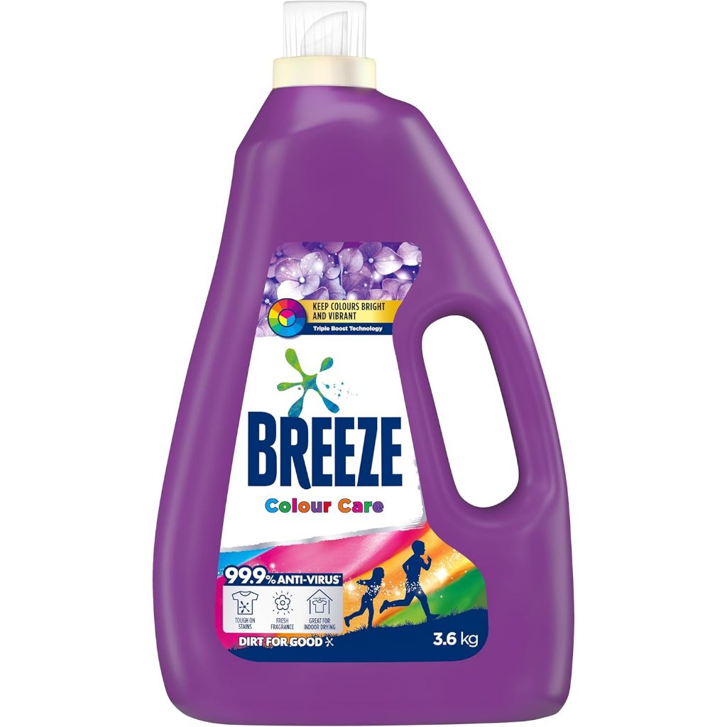 Breeze Liquid Detergent, Colour Care, 3.6kg | Shopee Malaysia