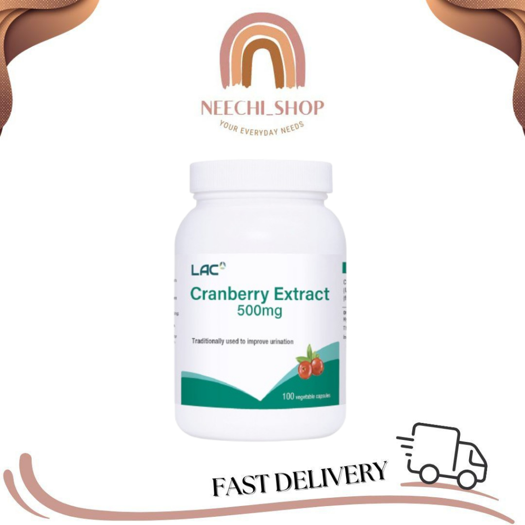 LAC Cranberry 500mg (100 vegetable capsules) | Shopee Malaysia