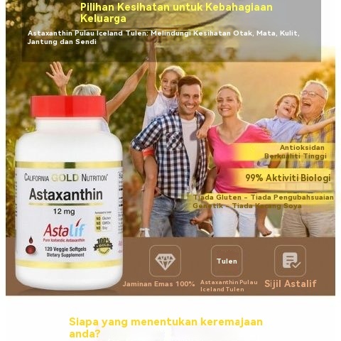 California Gold Nutrition Astaxanthin,Carotenoid,AstaLif Pure Icelandic ...