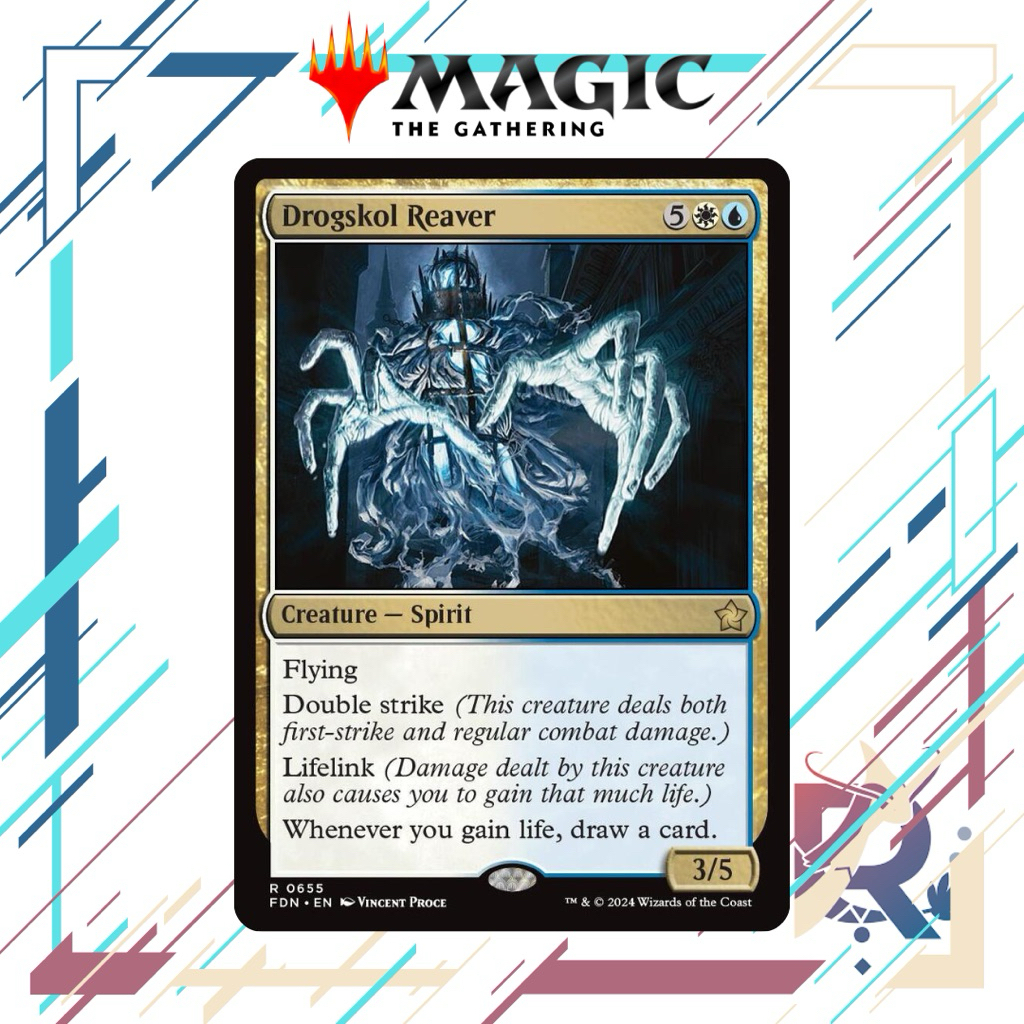 [MTG] Drogskol Reaver - Foundations (FDN) | Shopee Malaysia