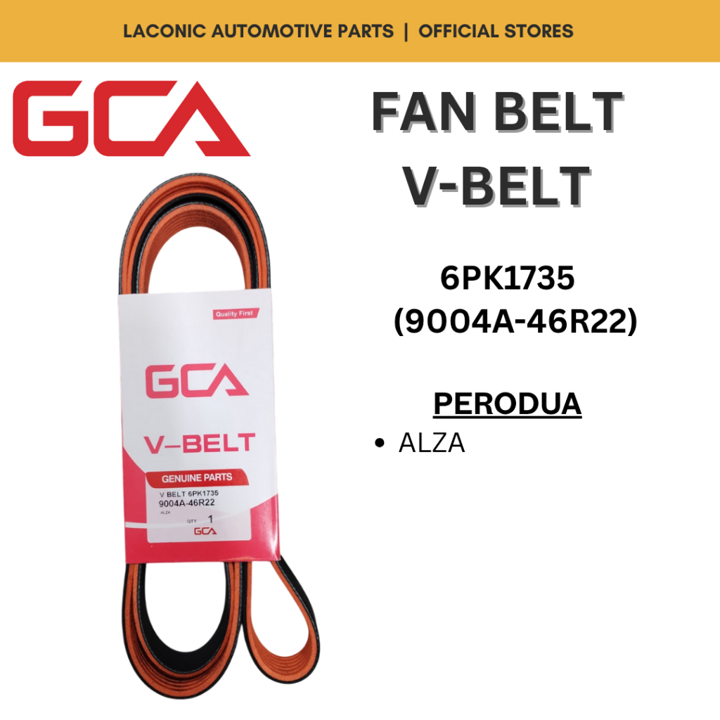 PERODUA ALZA 2009-2022 FAN BELT V-BELT (6PK1735) | Shopee Malaysia