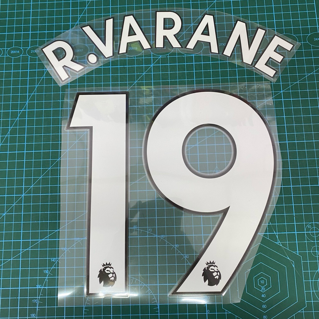 Nameset + numbering + jersey + varane 19 + nns | Shopee Malaysia