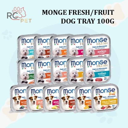 Monge Fresh 100gsm Wet Food / Tray Food - Dog / Puppies | Shopee Malaysia