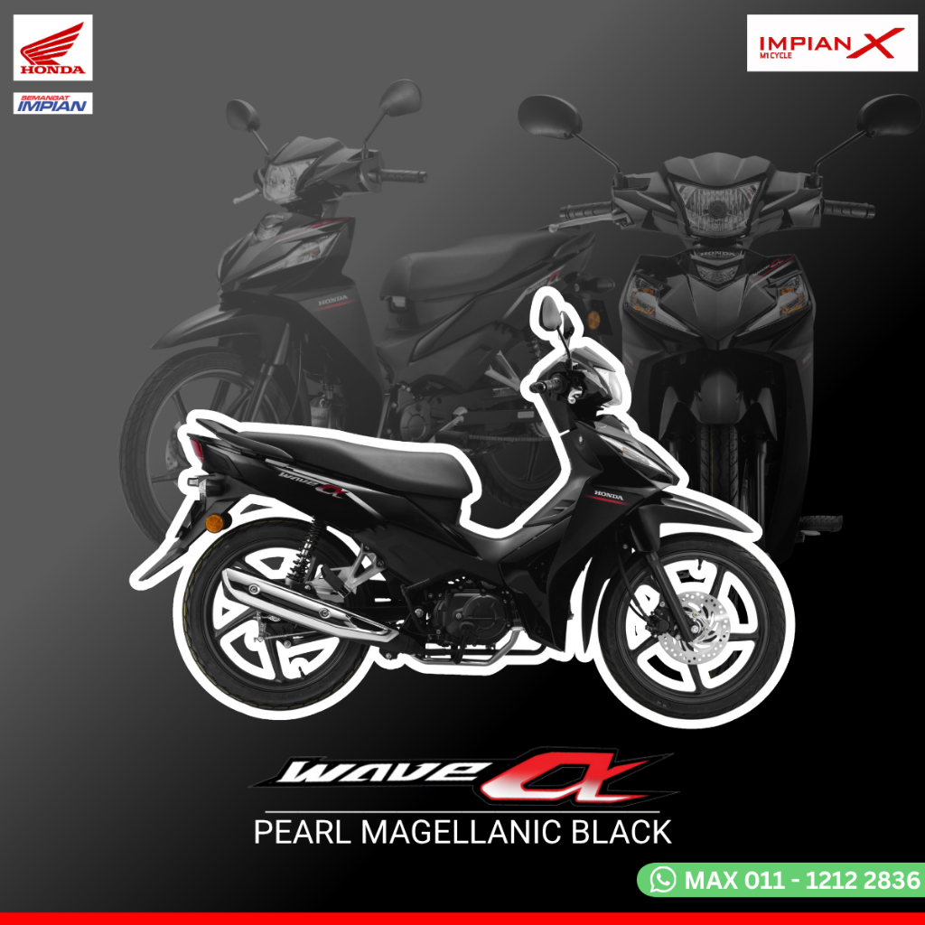 HONDA WAVE ALPHA 110 | OTR | READY STOCK | MOTORCYCLE | MOPED ...