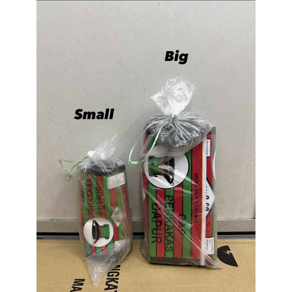 Cap Perkakas Dapur Scrubbing Scrub Steel Wool Wok Brush Berus Besi ...