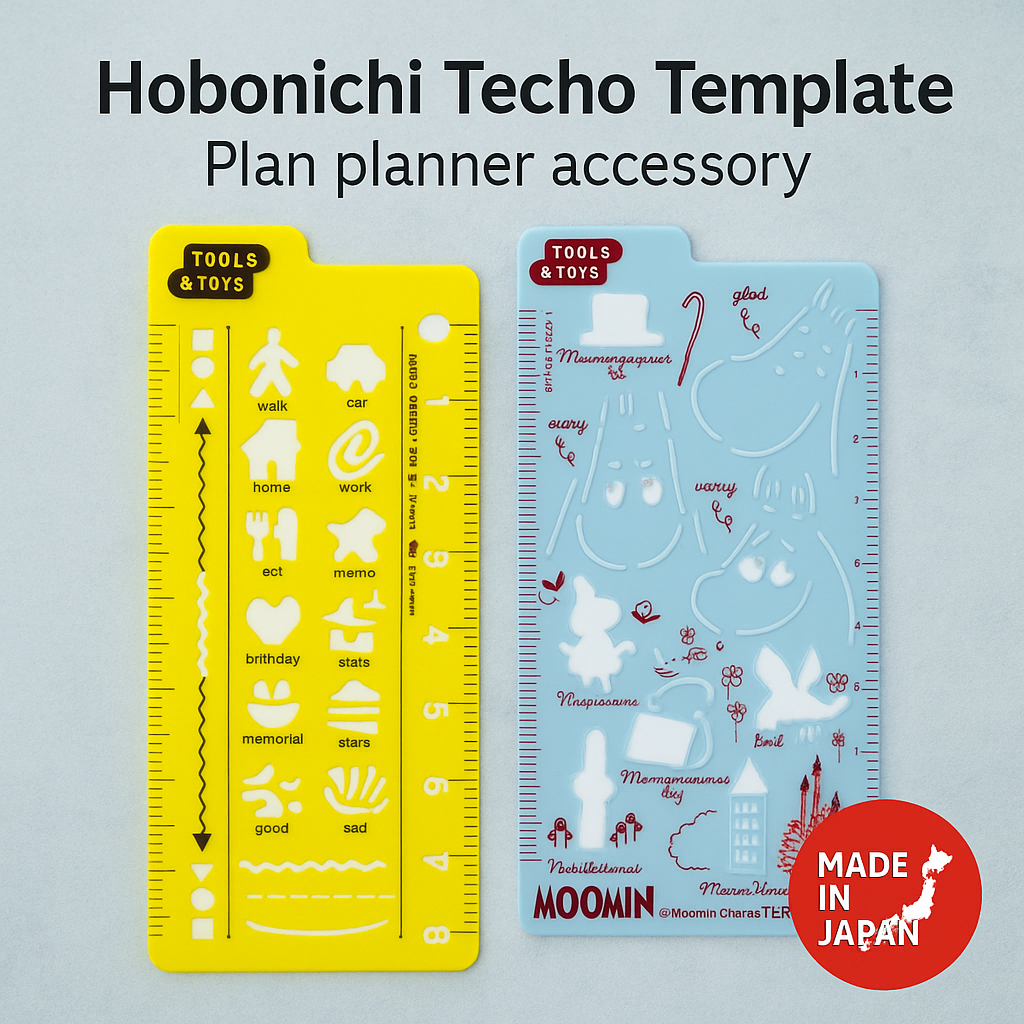 Hobonichi Techo Template Plan Planner Accessory Made in Japan | Shopee ...