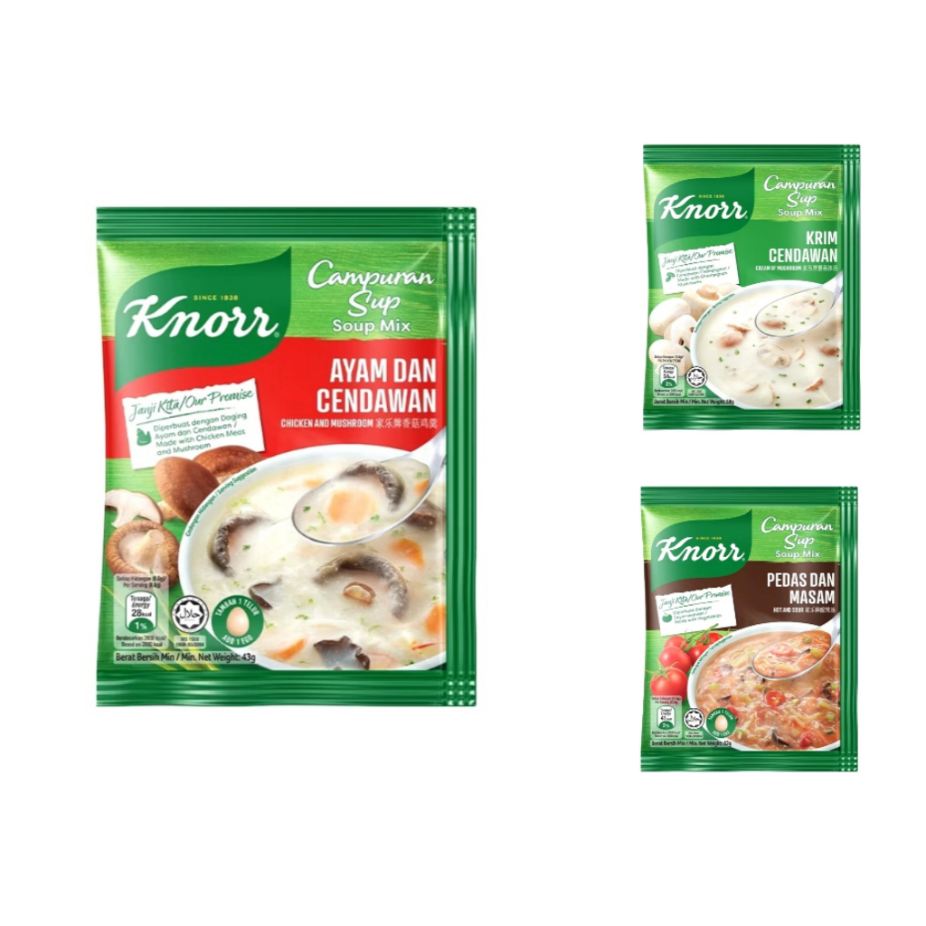 Knorr Sachet Instant Soup Mix 43g - 62g | Shopee Malaysia