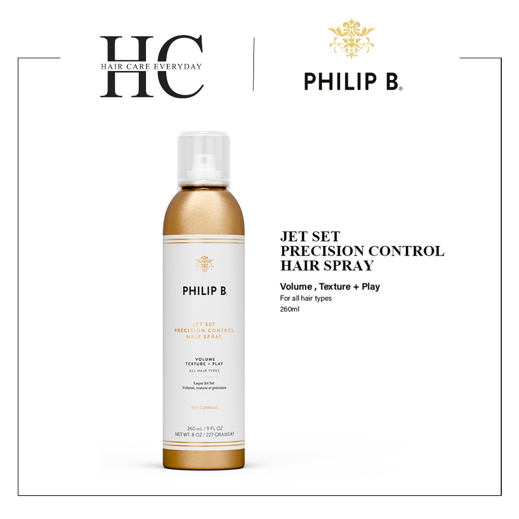 Philip B Jet Set Precision Control Hair Spray 260ml ( Volume , Texture ...