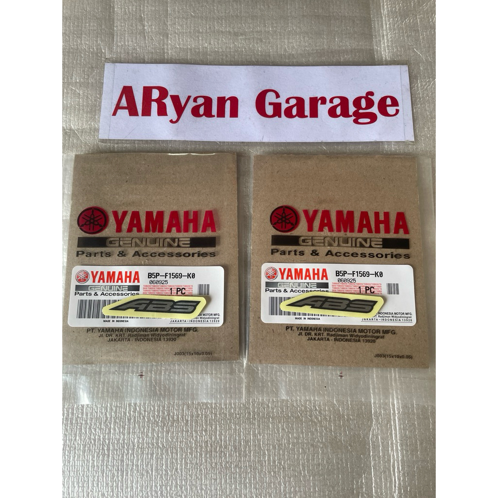 Yamaha Y16zr V2 Nmax 2025 Sticker ABS 100% Original Yamaha Indonesia 🇮🇩 ...