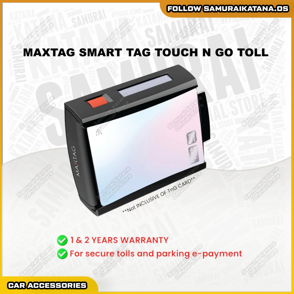 MaxTag Smart Tag Touch n Go Toll Infrared Bracket Black Edition ...