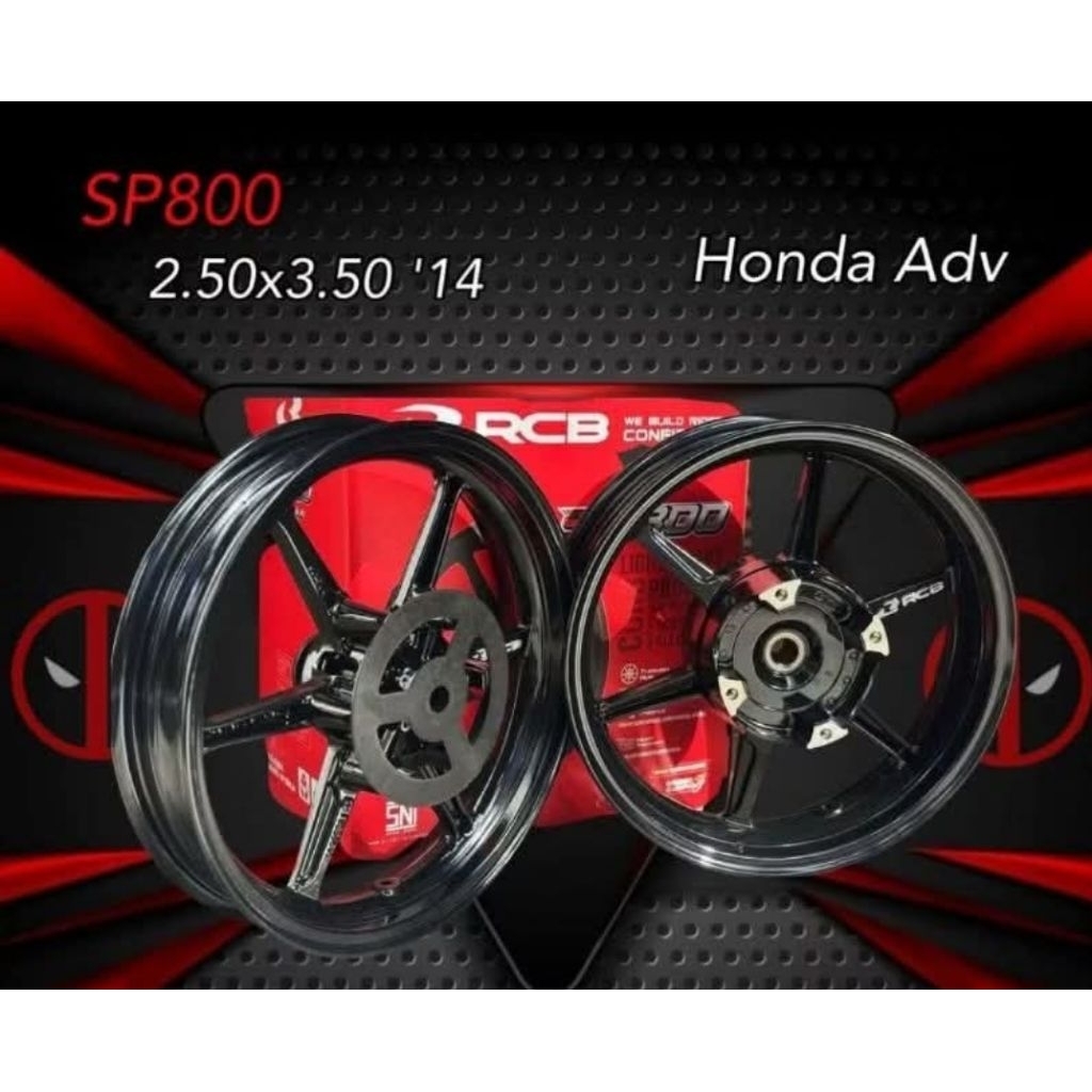 《14inci Rim》RCB RacingBoy Honda ADV 160 SP800 CNC Cast Alloy rim FR ...