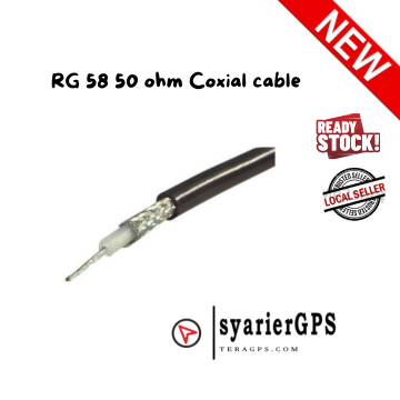 VHF CB radio RG58 50 ohm tinned coated cable (per/meter) | Shopee Malaysia