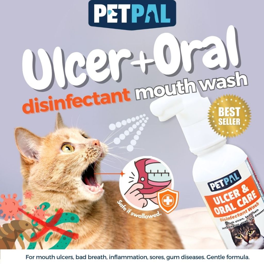 Petpal® Ulcer & Oral Care for Cats/Dogs | Rapid Ulcer Healing Spray vs ...
