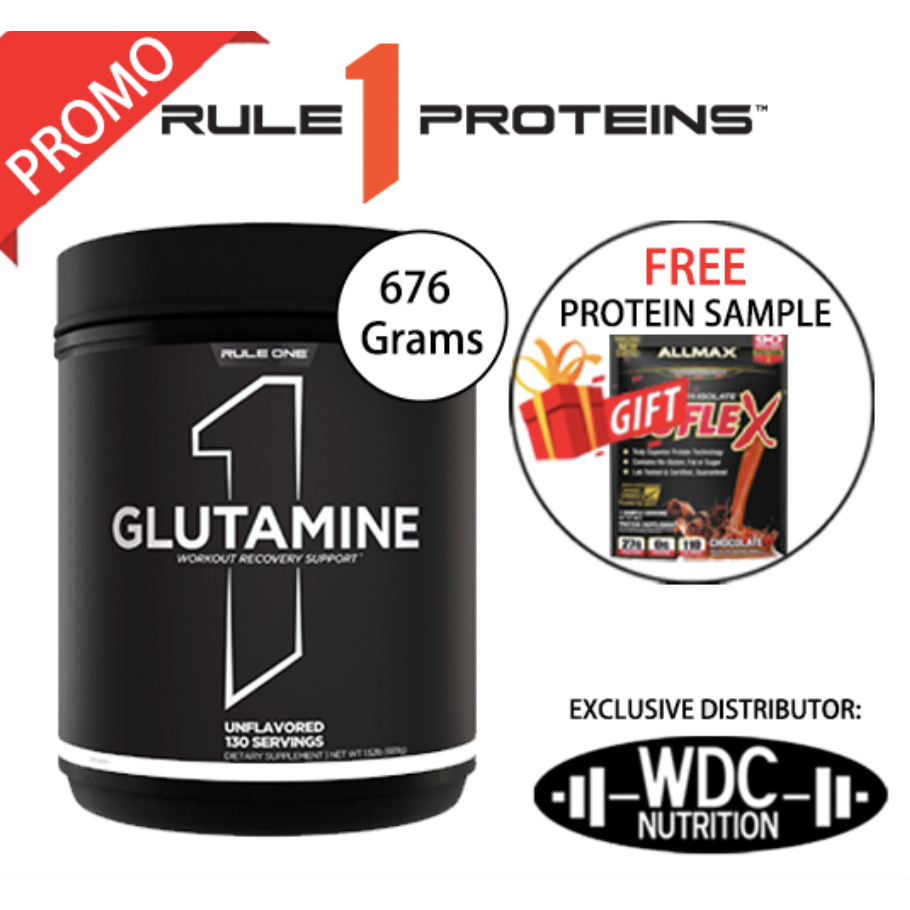 Rule 1 Glutamine (150 Servings) R1 - Asid Amino, Amino Acid, Glutamin ...