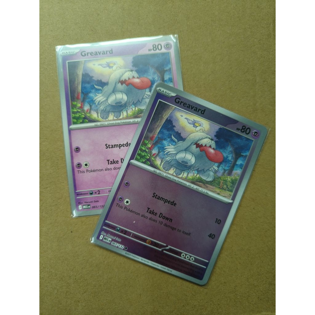 Pokemon Trading Card - Greavard 065/132 - Mega Evolution Base Set ...