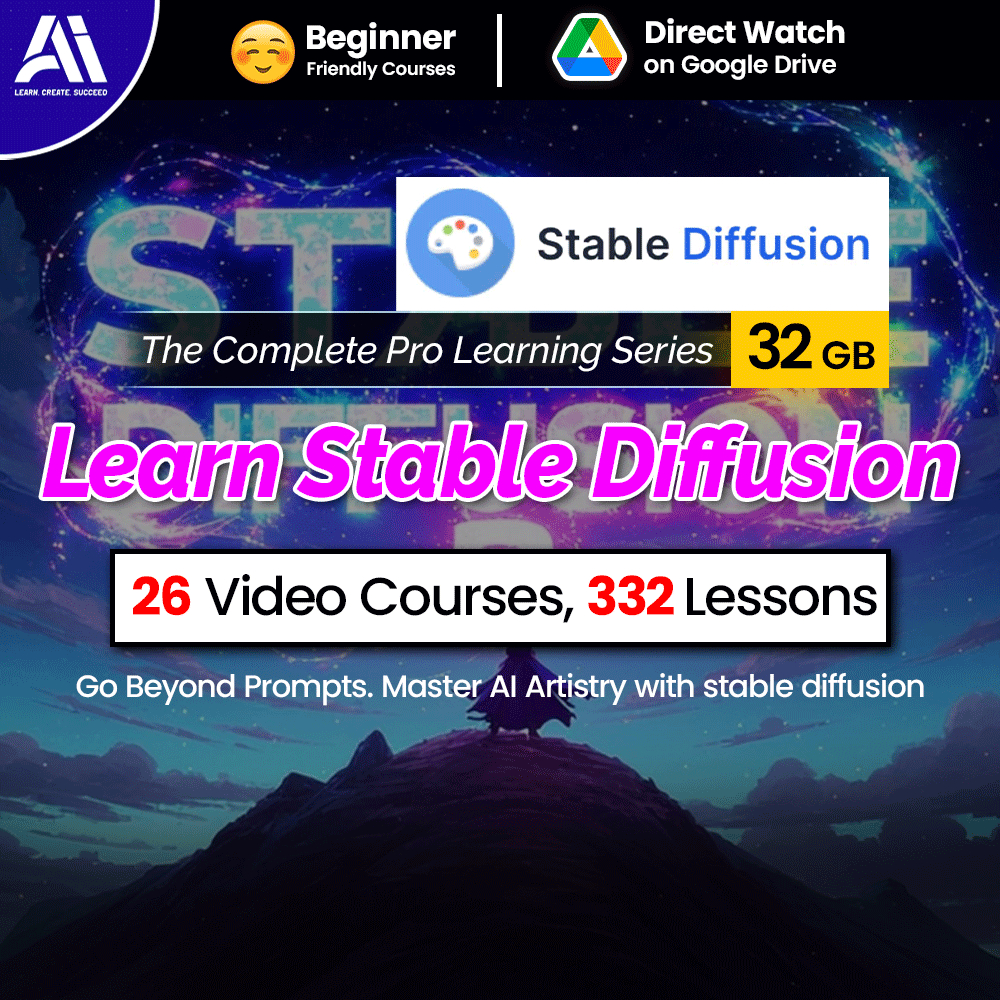 332 Video Course Bundle - 26 Series Stable Diffusion Video Courses ...