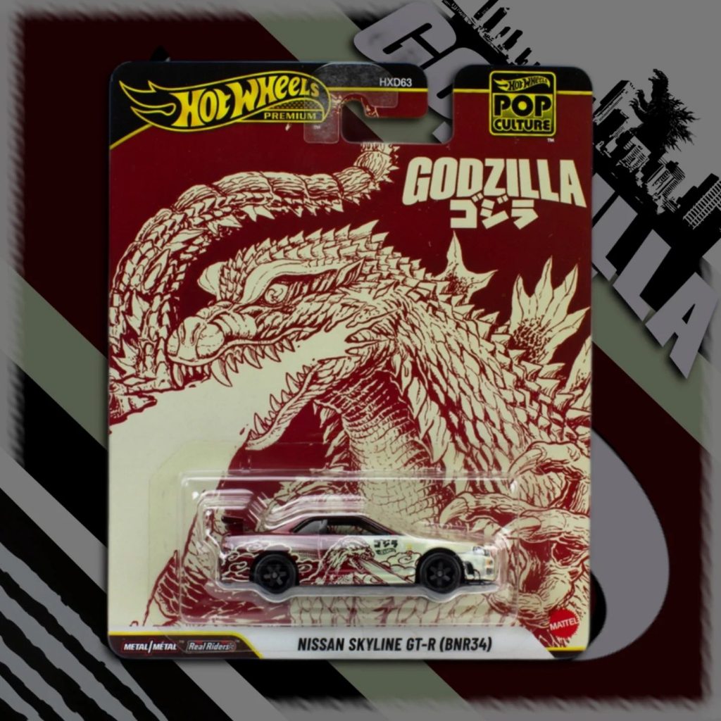 Hot Wheels Premium Pop Culture 2026 Nissan Skyline GTR R34 GODZILLA ...