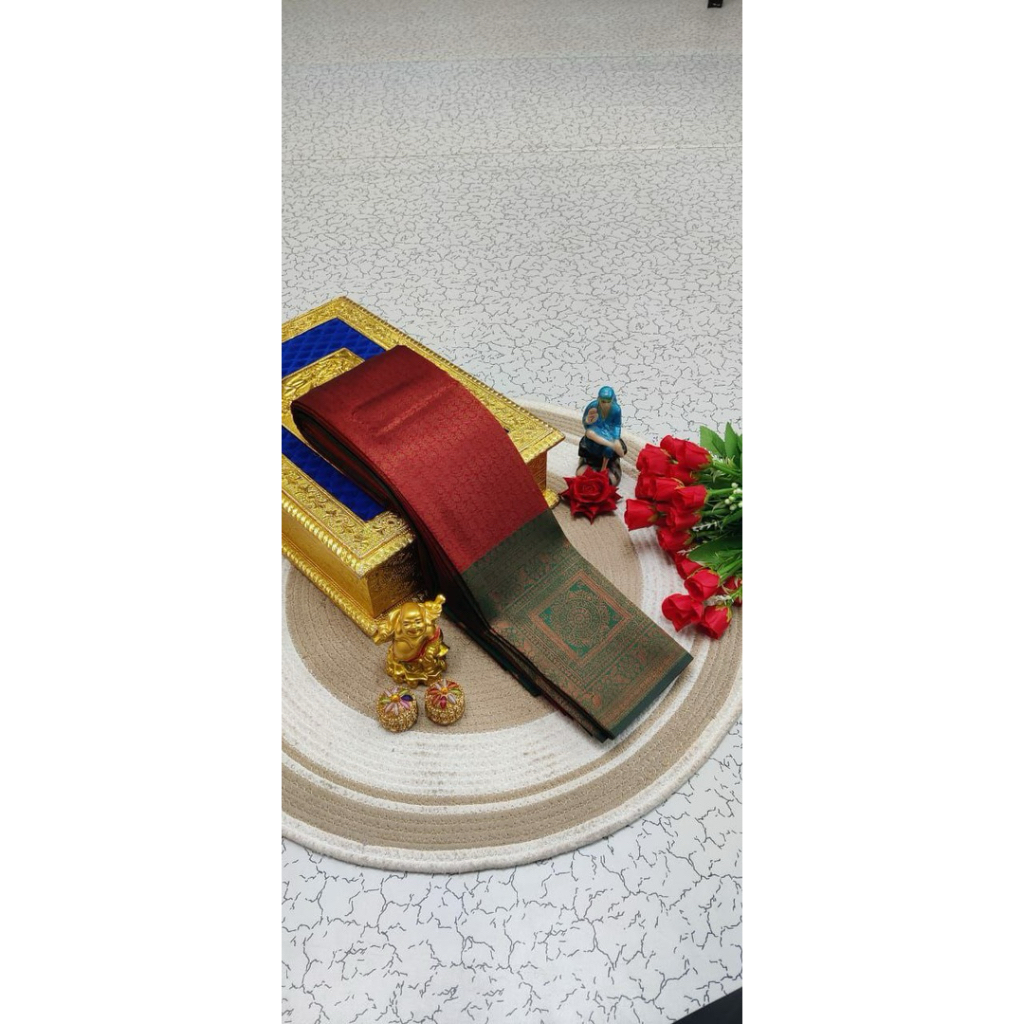 ELITE BRIDAL RAPIER FANCY LIGHT WEIGHT SILK TYPE SAREES | Shopee Malaysia