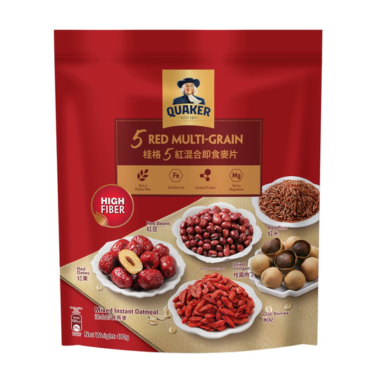 5 Red Multigrain Mix Oat QUAKER 480g | Shopee Malaysia