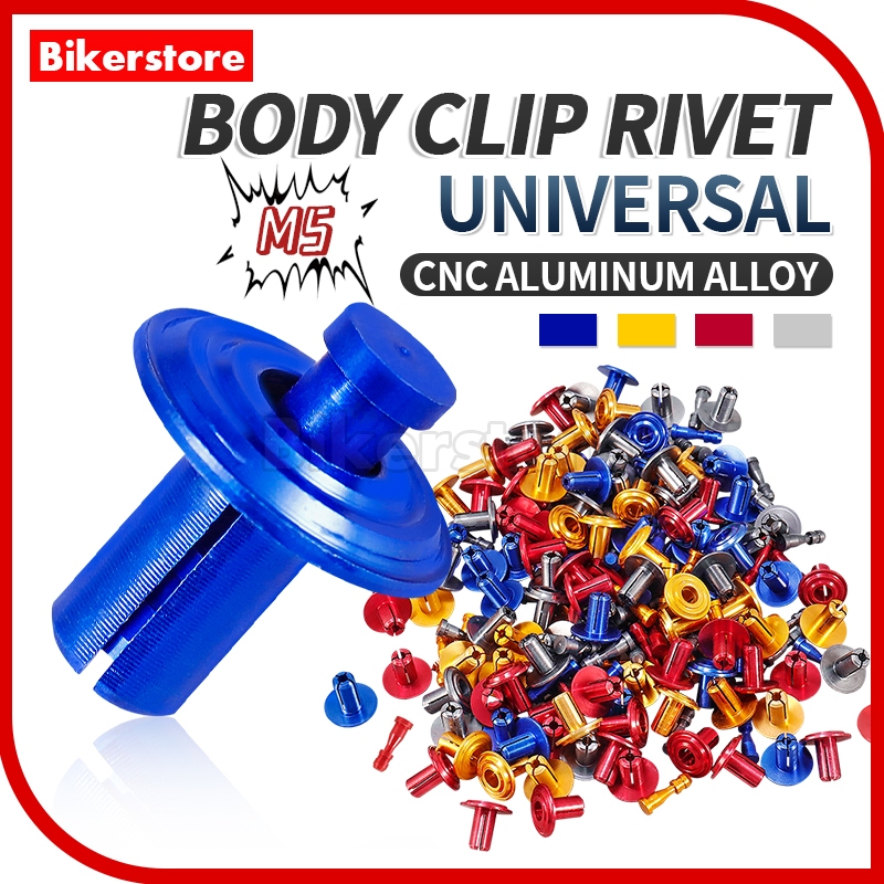 Body Clip Rivet Universal Coverset Skru M5 Screw CNC Alloy Rivet Clip ...