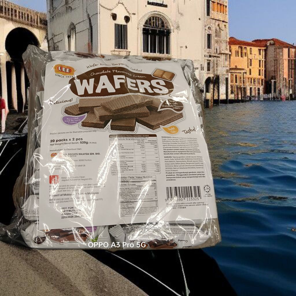 Lee Biskut Wafer Berperisa Coklat 20 packs (520g) | Shopee Malaysia