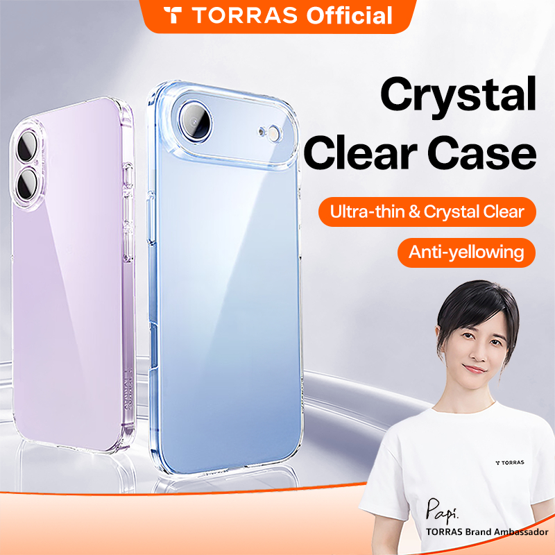 TORRAS Crystal Clear Case C1 Full Protection Without Button Covers Anti ...