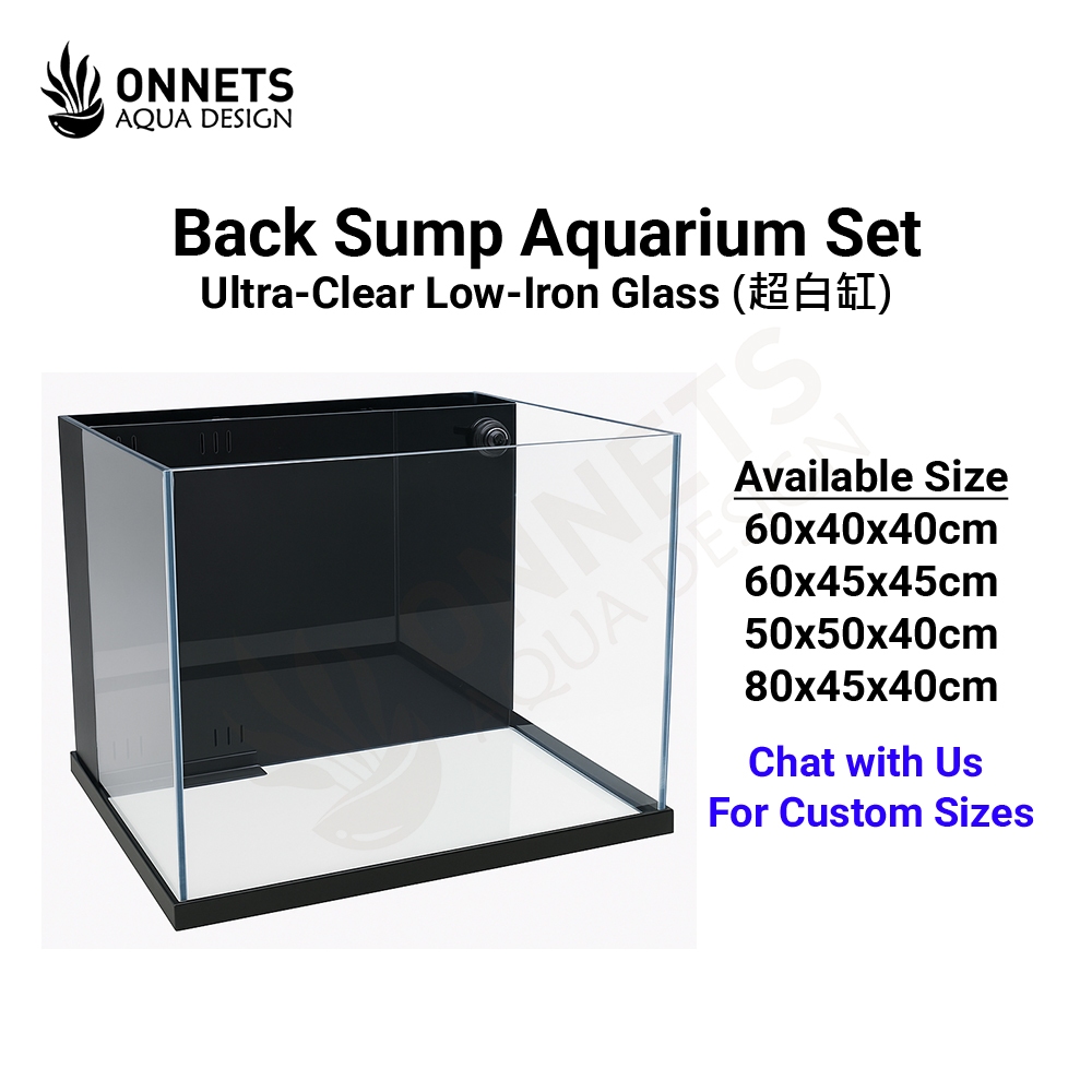 2ft 3ft Back Sump Filter Ultra Crystal Clear Aquarium Tank | 92% Light ...