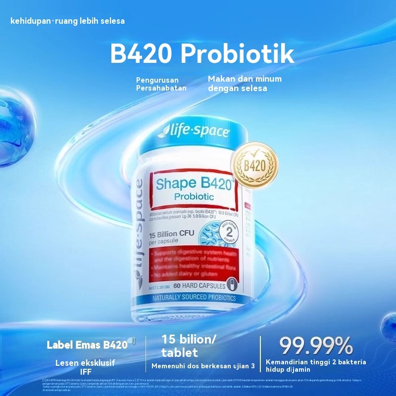 Life Space Probiotic Broad Spectrum Probiotic and Shape B420 (60Caps ...