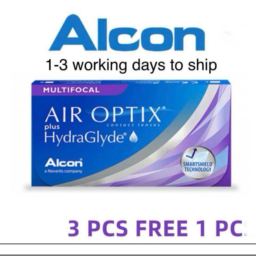 NEW READY STOCK 1box(3pcs) free 1 pc Alcon Air Optix Multifocal Plus ...