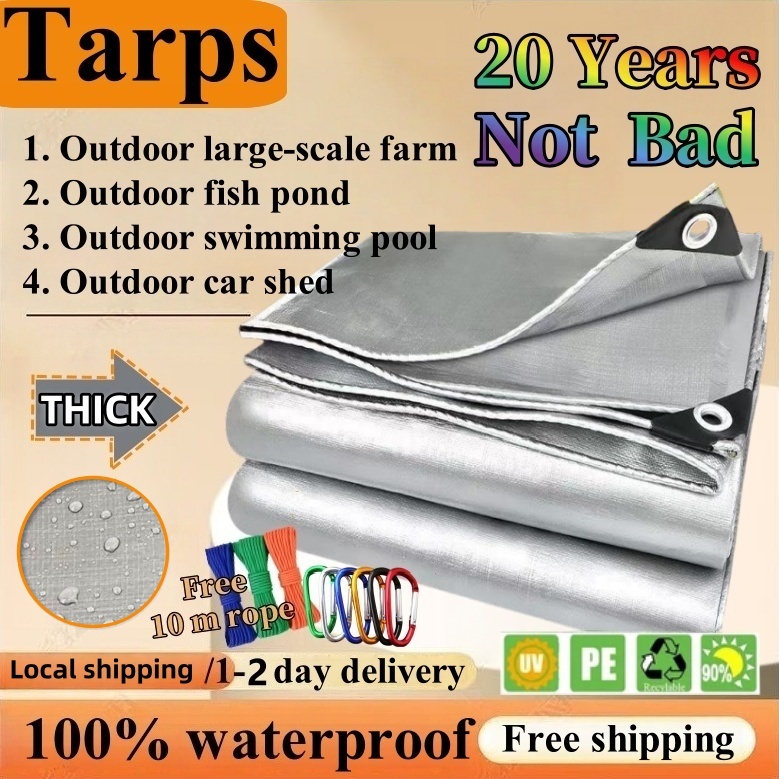 【10 level waterproof】TRAPAL LONA TOLDA TARPAULIN TARP 篷布 防雨布 Waterproof ...