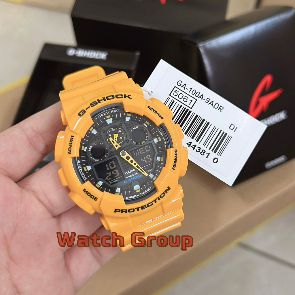 G SHOCK Bumblebee Watches GA-100A-9A / GA-100A-9 / GA-100A / GA-100 ...