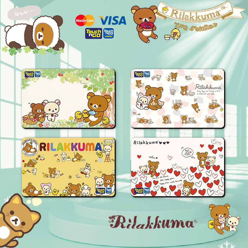 Rilakkuma (Series 1) TNG Pelekat - Tng Touch N Go/Bank kad pelekat ...