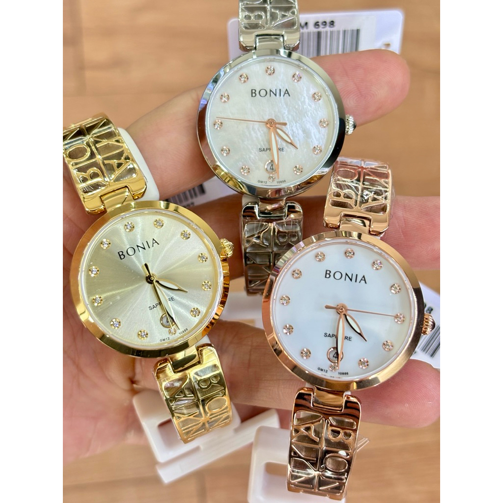 BONIA BNB10886 Edita Stainless Steel Sapphire Glass Women's Watch *100% ...