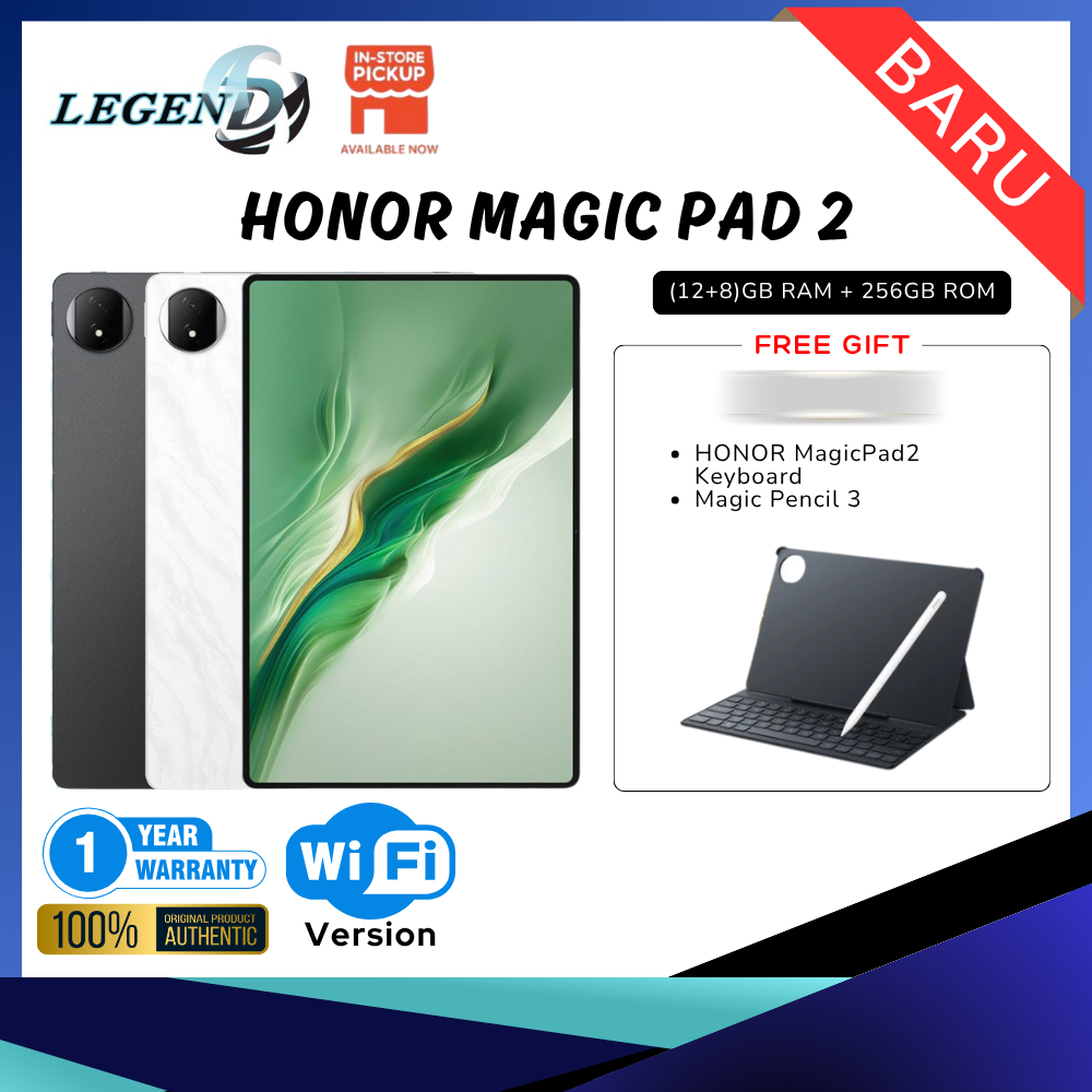 HONOR Magic Pad 2 (12GB+256GB) Original Tablet | WiFi Version | AI ...