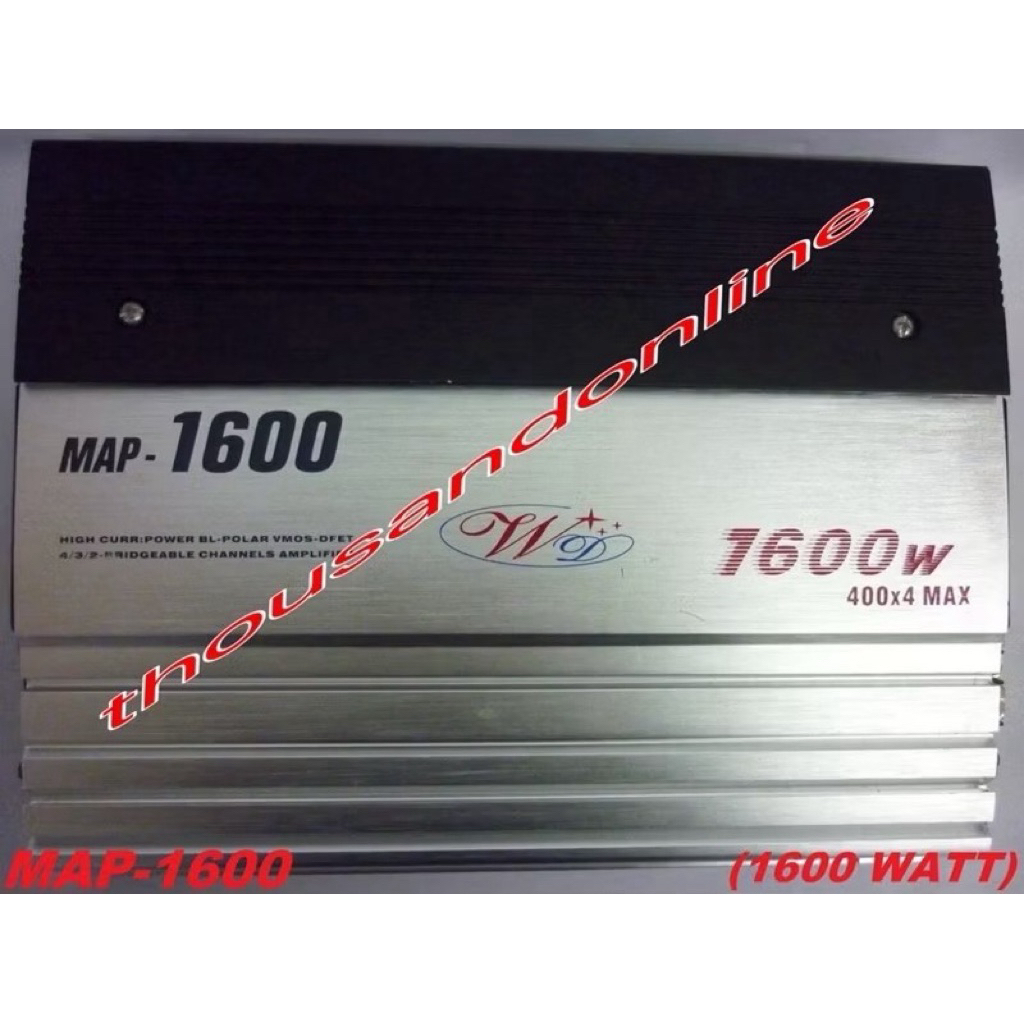 MATRIX AUDIO MAP-1600 1600 WATT 4/3/2 CHANNEL POWER AMPLIFIER | Shopee ...