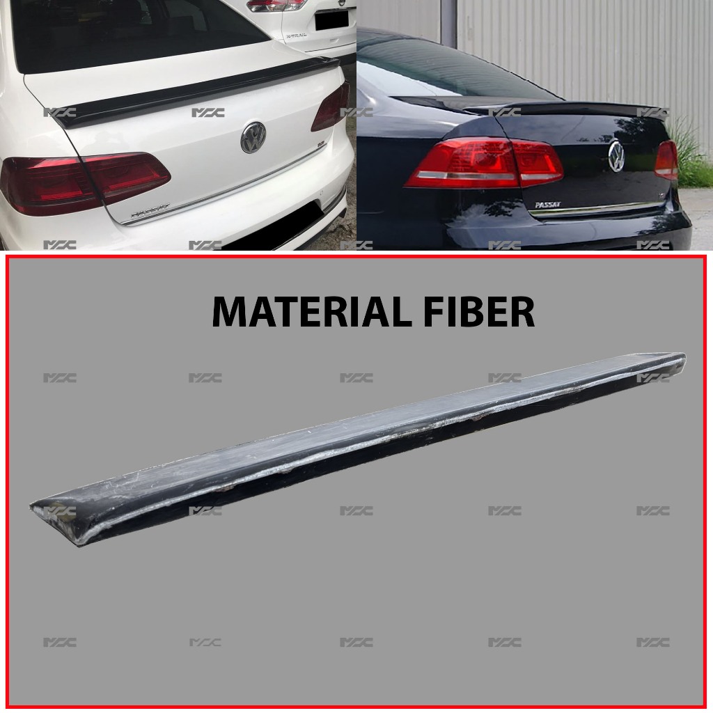 Volkswagen Passat B7 Sportivo Look Spoiler Spolier Material Fiber ...
