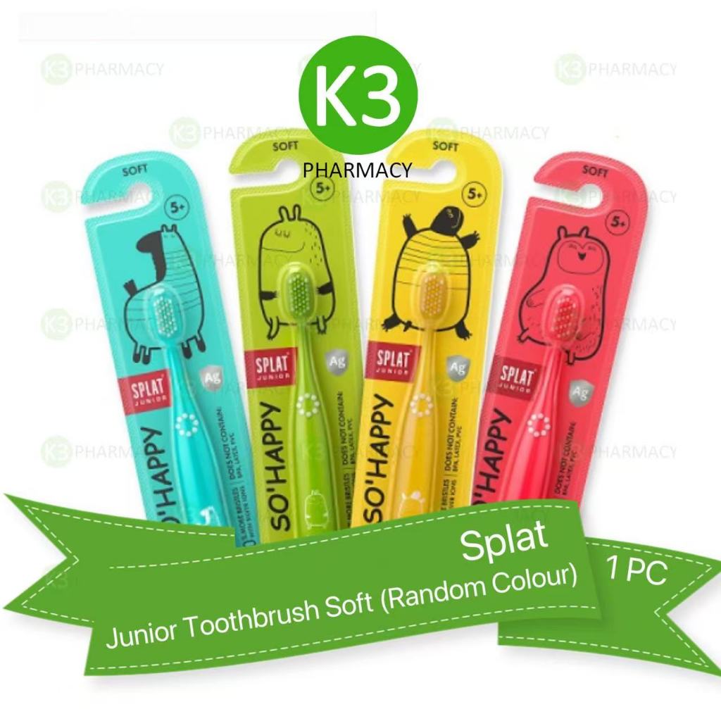 Splat Junior Toothbrush (Soft) RANDOM COLOUR (1Piece) | Shopee Malaysia