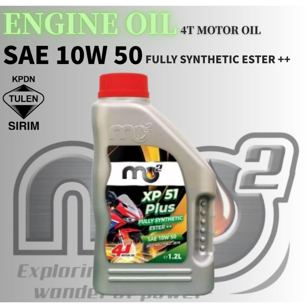 MO2 XP 51 PLUS Ester Plus 4T Motor Oil Engine Oil SAE 10W50 Fully ...