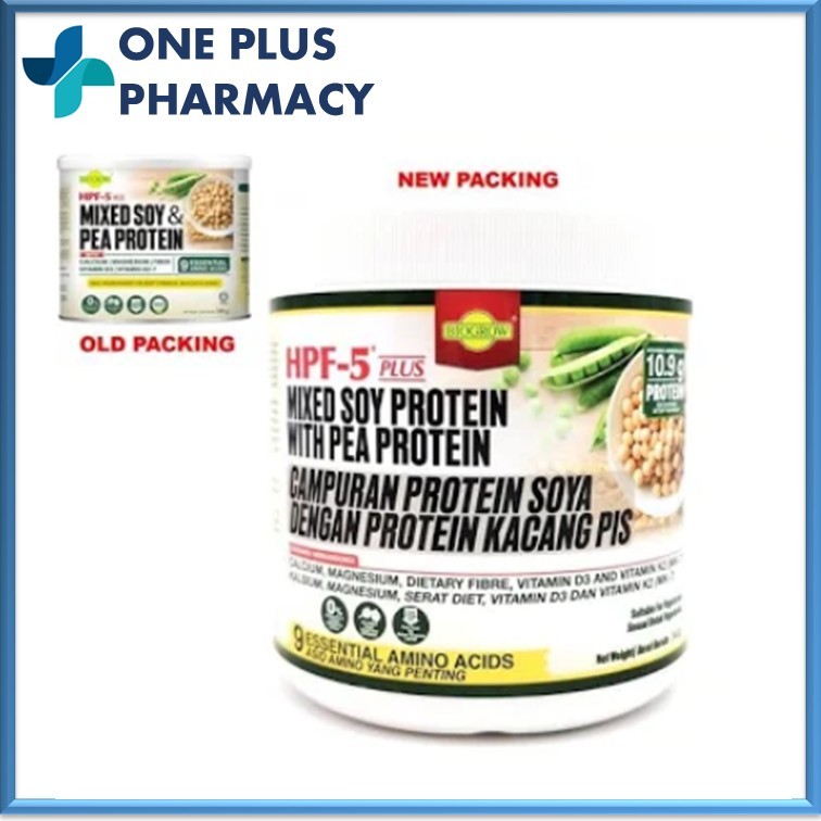 Biogrow HPF-5 Plus (High Protein Fiber Powder) 340g [EXP 11/2027 ...