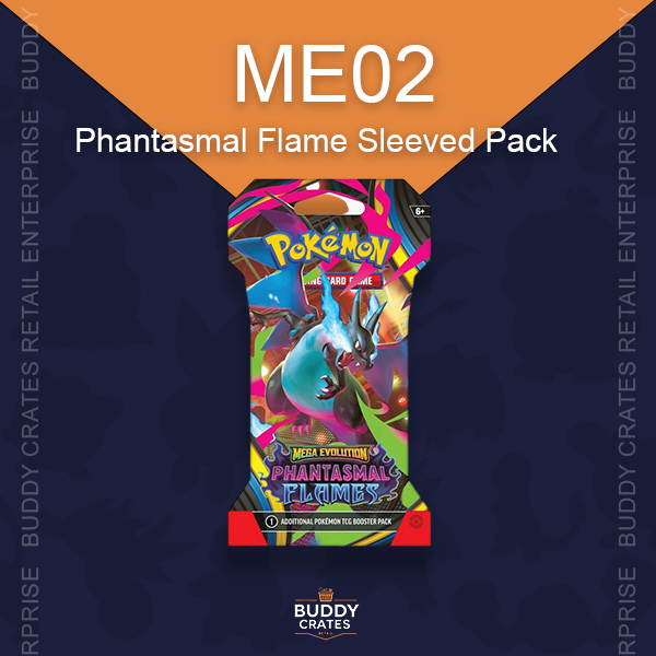 Pokemon ME02 Phantasmal Flames Sleeved Booster Pack (English) | Shopee ...