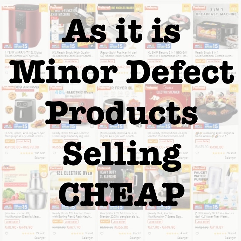 Product Spare Parts Minor Defect Fan Oven Air Fryer Vacuum Stand Mixer ...