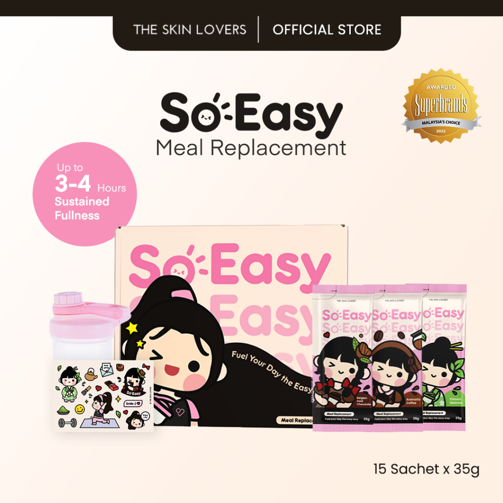 (HALAL Certified) The Skin Lovers SoEasy Bundle Meal Replacement ...